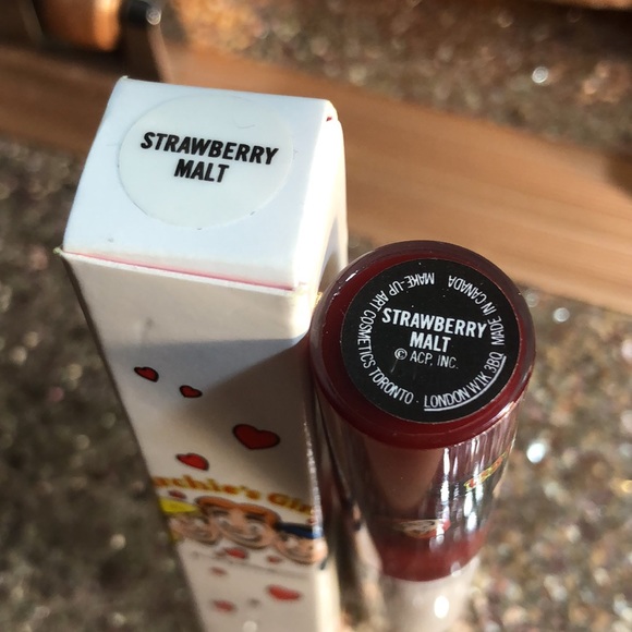 MAC Cosmetics | Makeup | Mac Archies Girls Lipglass Strawberry Malt New | Poshmark